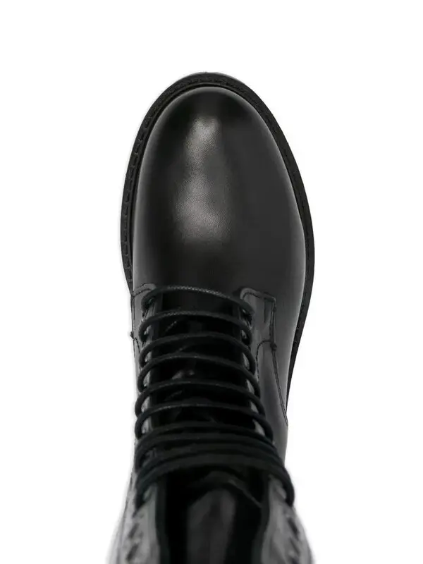 METISSE 40mm Lace-up Leather Combat Boots