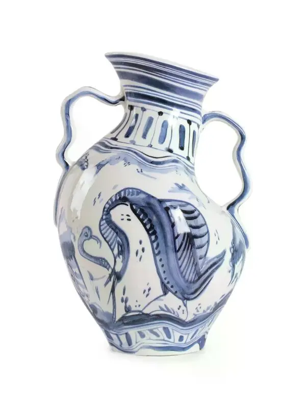 SELETTI Porcelain Vase - White