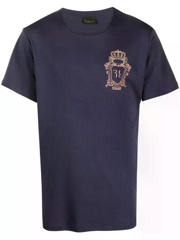 BILLIONAIRE Embroidered-logo Detail T-shirt