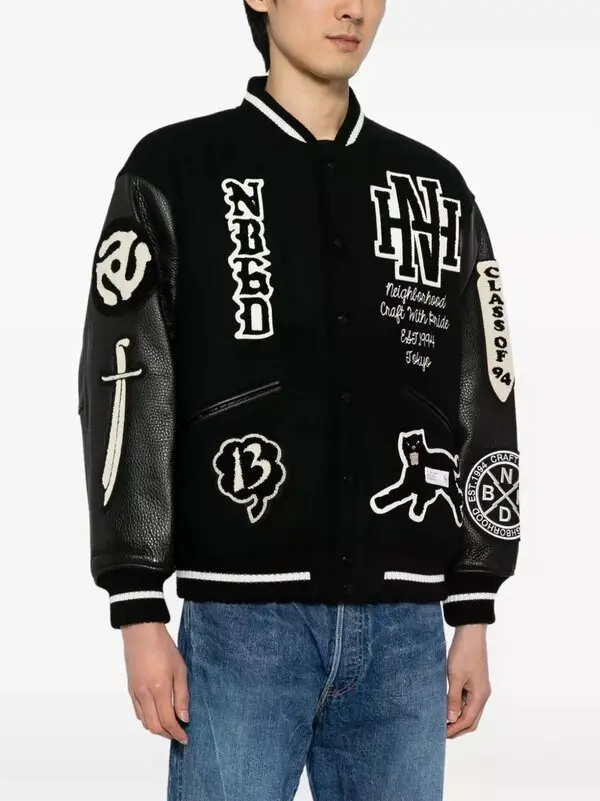 NEIGHBORHOOD Patchwork Varsity Jacket