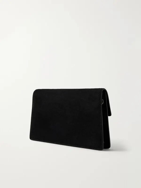METIER Parallel 22 Small Suede Shoulder Bag - Black