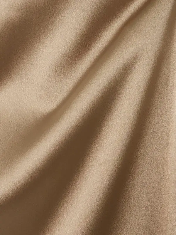 Eterne Mila Silk-blend Satin Maxi Dress
