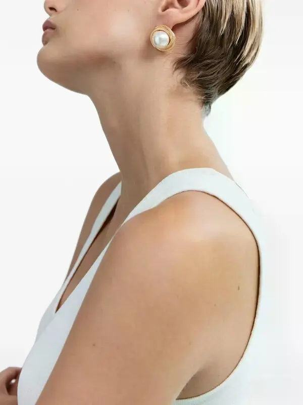 HEAVEN MAYHEM Gigi Faux Pearl Earrings