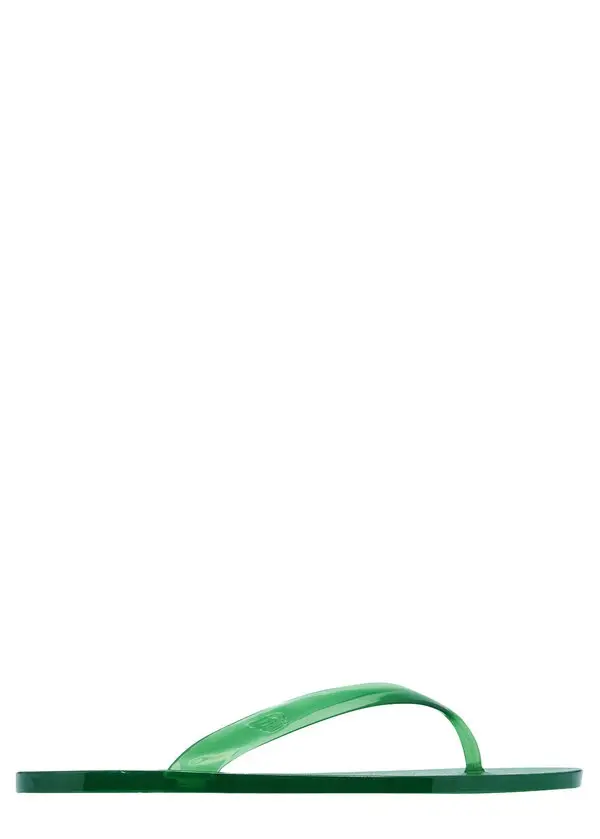 ANCIENT GREEK SANDALS Jelly Flip Flops - Green