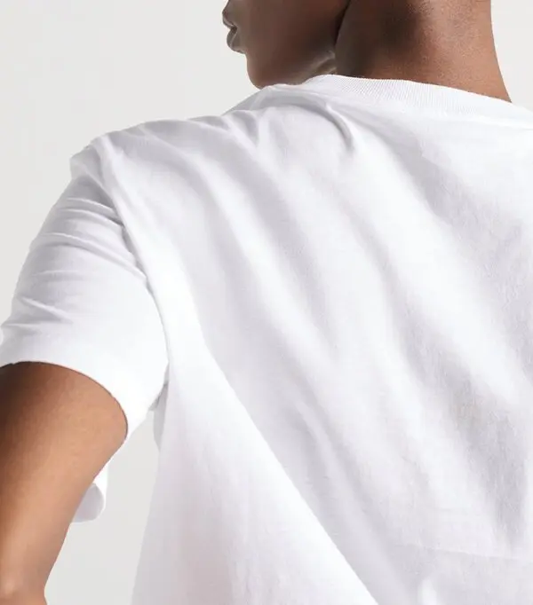 Prada Cotton Jersey Triangle T-shirt - White