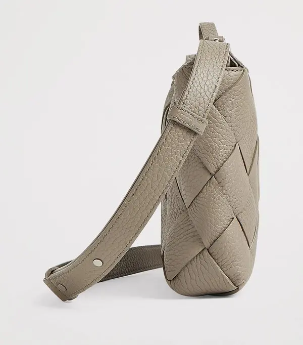 Bottega Veneta Small Leather Diago Messenger Bag