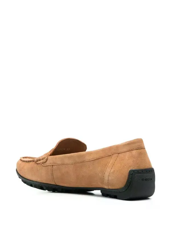 Geox Panelled Suede Loafers