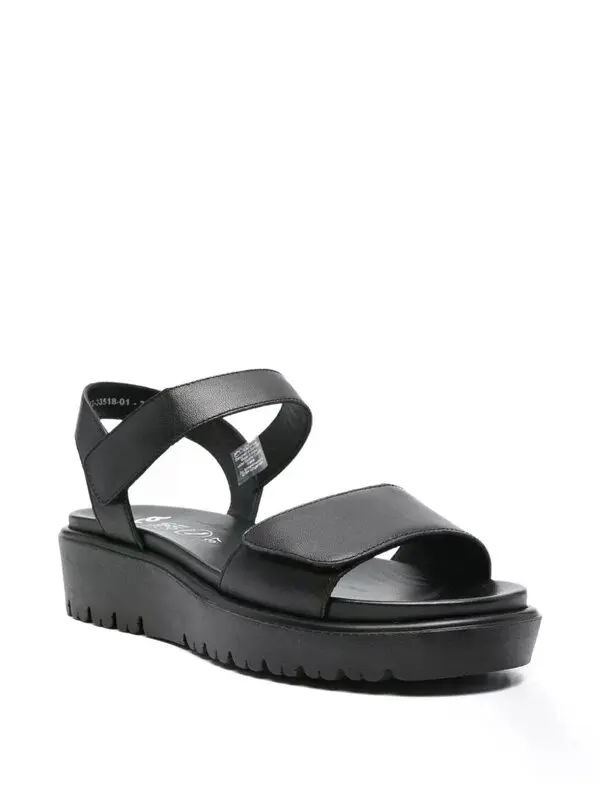 ARA Adjustable-strap Platform Sandals