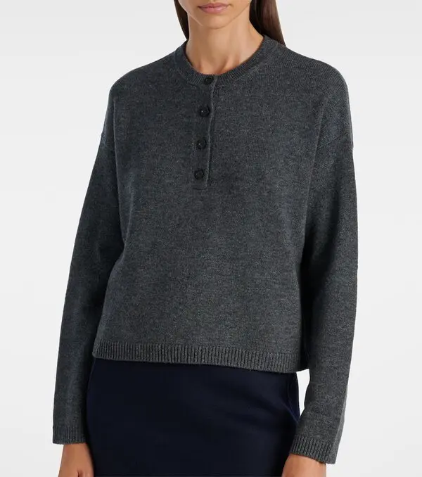 Max Mara Wool And Cashmere Blend Sweater - Grey