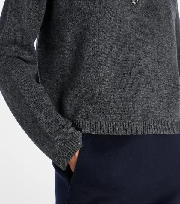 Max Mara Wool And Cashmere Blend Sweater - Grey