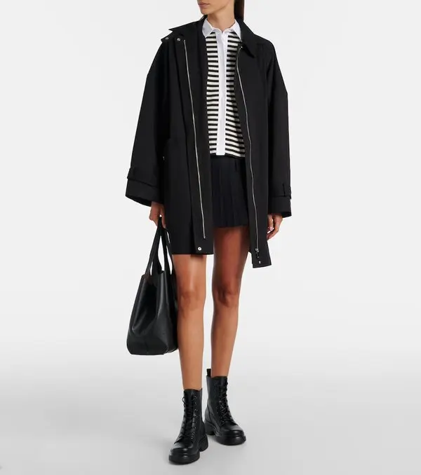 TOD'S Leather Combat Boots - Black