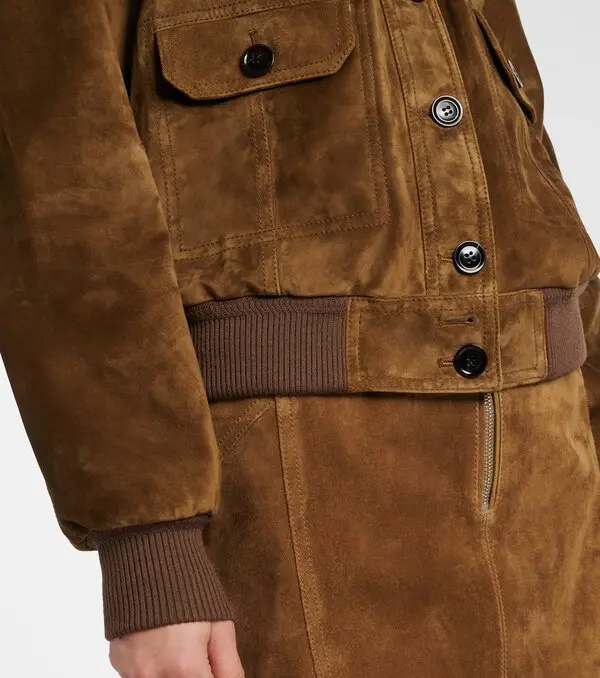 TOM FORD Suede Bomber Jacket