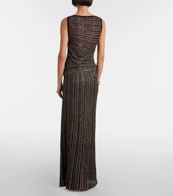 Missoni Zig Zag Sequin Maxi Skirt