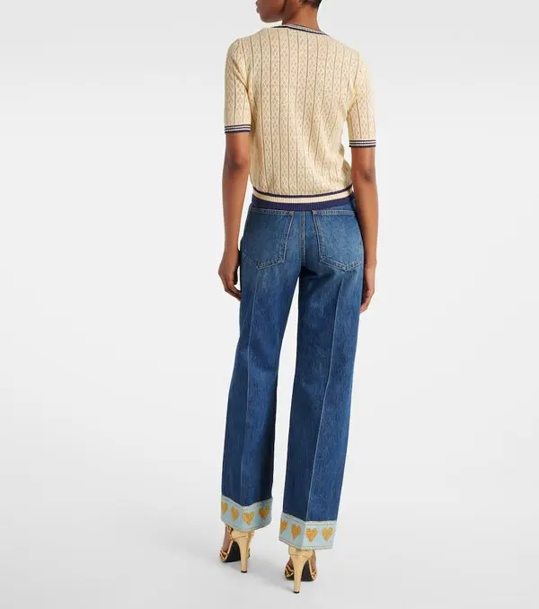 Valentino Garavani Cable-knit Cardigan
