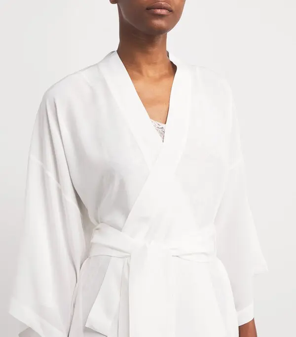 Olivia Von Halle Silk Queenie Long Robe