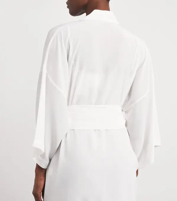 Olivia Von Halle Silk Queenie Long Robe