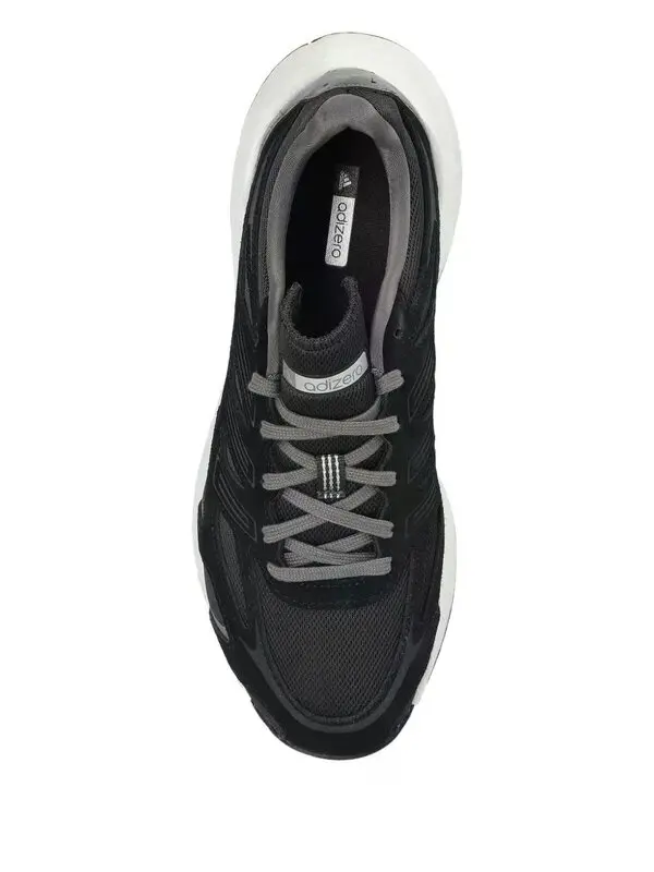 Adidas Adizero Striped-pattern Sneakers - Black