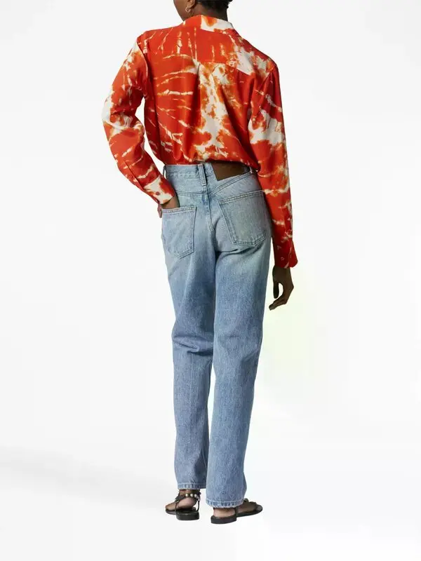 Equipment Silk Tie-dye Shirt