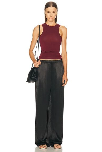 ST. AGNI Ribbed Jersey Tank Top