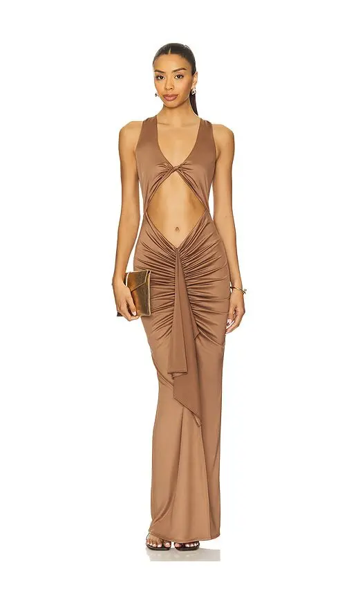 Superdown Amai Maxi Dress - Brown