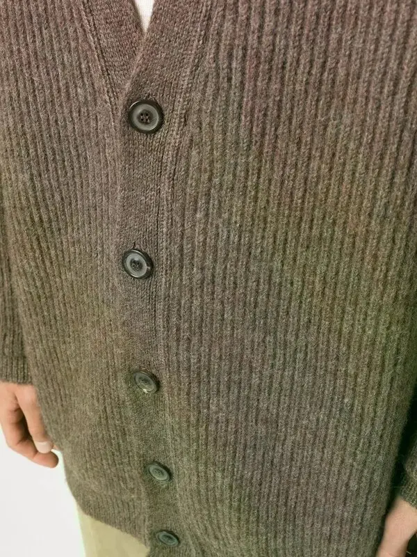 MAISON MARGIELA V-neck Alpaca-blend Cardigan