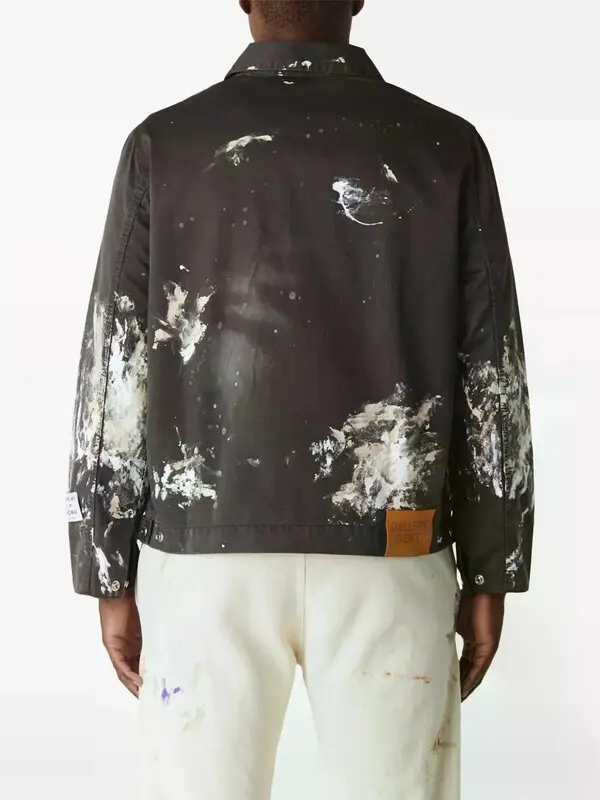 GALLERY DEPT. Montecito Paint Splatter Print Jacket - Black