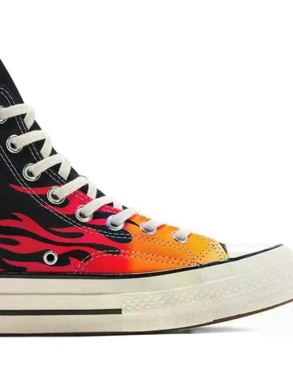 CONVERSE Chuck 70 Flame Print High Top Sneakers