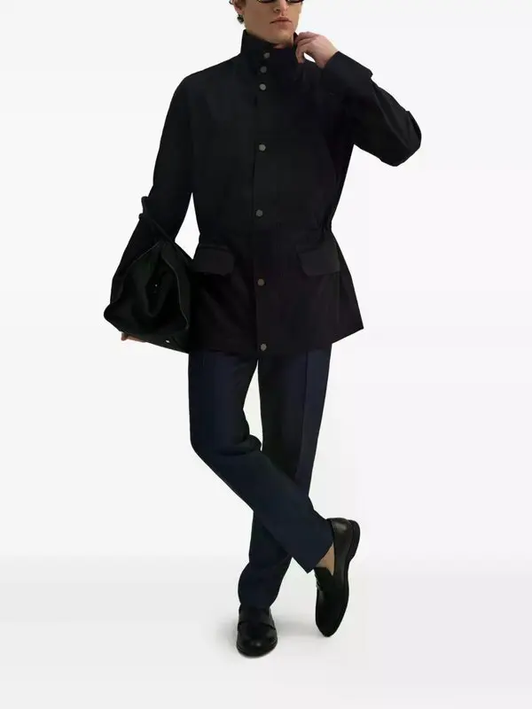 DOMAINE DES ARTISTES Drawstring-waist Cotton Jacket