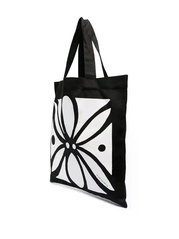 10 CORSO COMO Abstract Floral Print Tote Bag