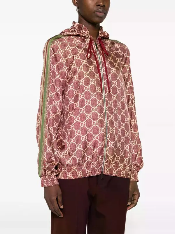 Gucci Gg Supreme Silk Jacket