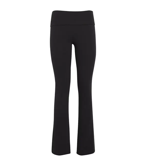 SKIMS Cotton Jersey Foldover Trousers