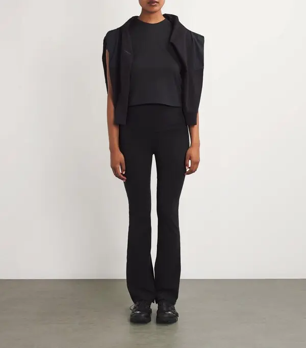 SKIMS Cotton Jersey Foldover Trousers