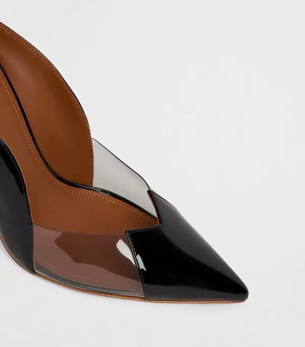 MALONE SOULIERS Patent Leather And Pvc Pumps