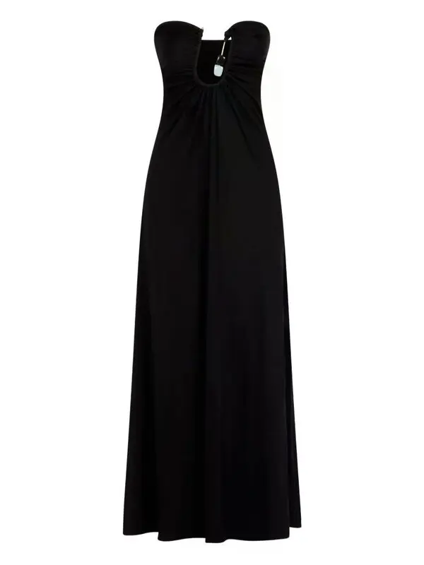 Christopher Esber Strapless Maxi Dress - Black