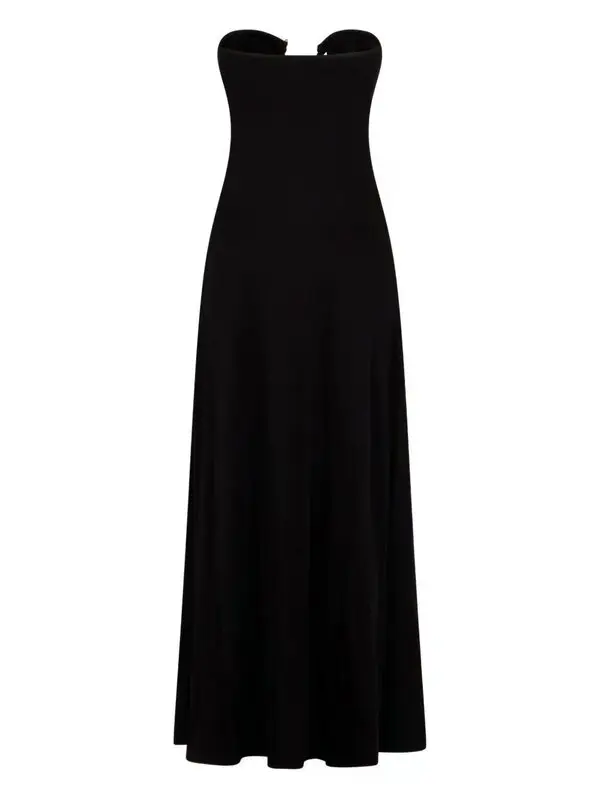 Christopher Esber Strapless Maxi Dress - Black