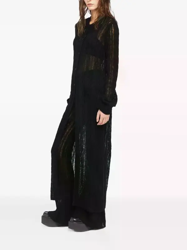 Alanui Button-front Open-knit Cardigan