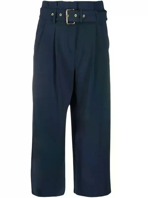 Michael Kors Belted Cropped Trousers