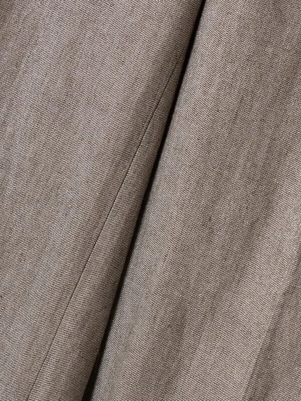 Brunello Cucinelli Metallic Linen-blend Wide-leg Trousers