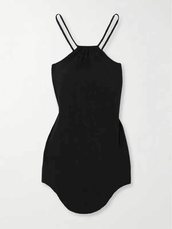 Rick Owens Skorpio Ribbed-knit Tank - Black
