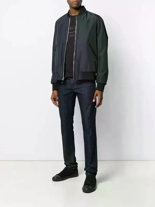 Giorgio Armani Logo T-shirt - Black