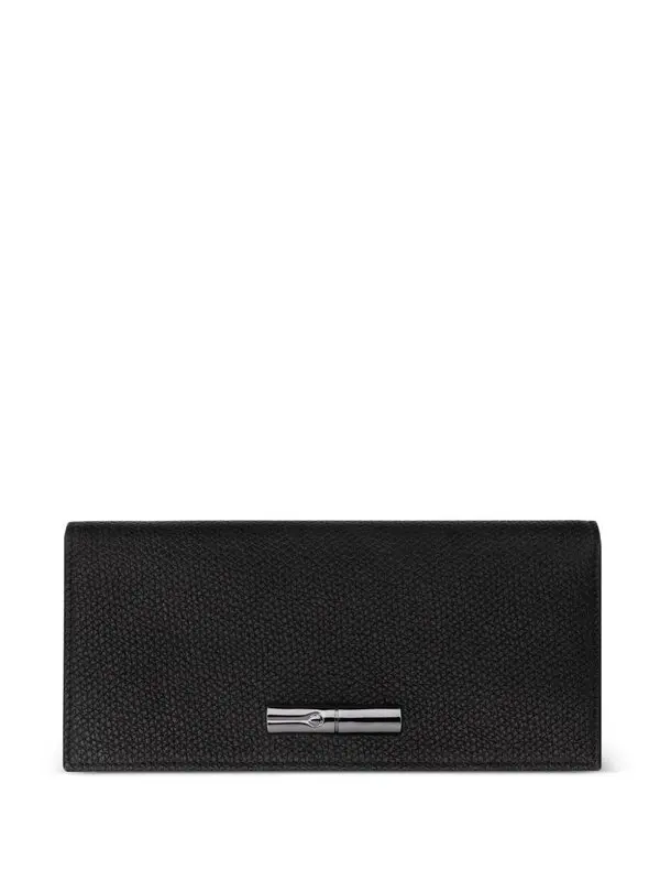 Longchamp Le Roseau Textured Leather Continental Wallet