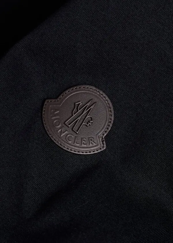 Moncler Cotton-blend Jacket With High Neck And Zip Fastening