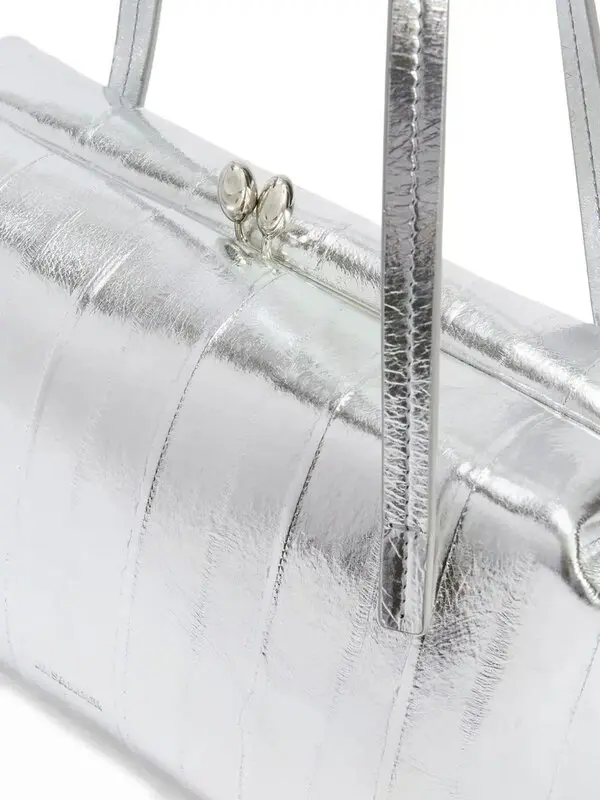 JIL SANDER Goji Pillow Tote Bag - Silver