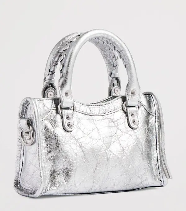 Balenciaga Metallic Le City Nano Top-handle Bag