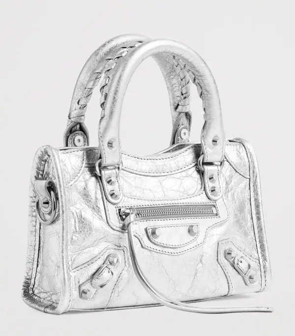 Balenciaga Metallic Le City Nano Top-handle Bag