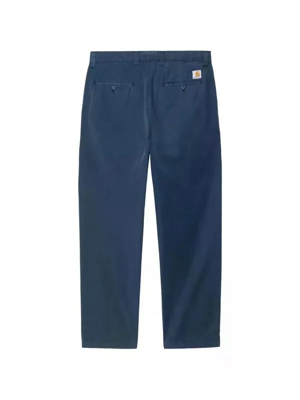 Carhartt Work In Progress Logo-patch Trousers - Blue