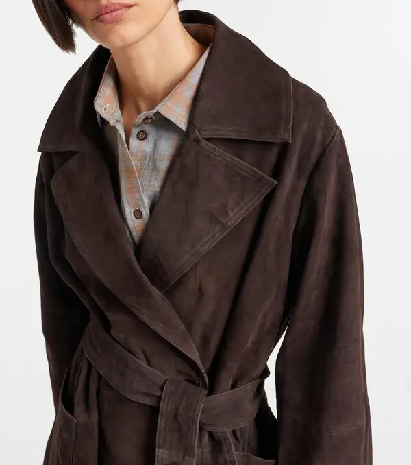 RÓHE Suede Wrap Coat