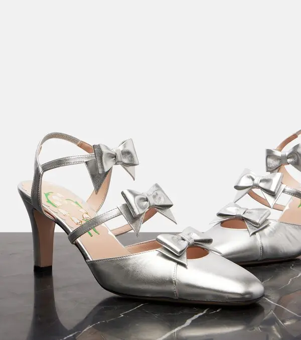 Valentino Garavani Bow Detailing Slingback Pumps