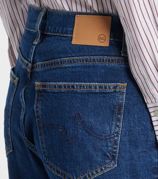 Ag Mid-rise Wide-leg Jeans