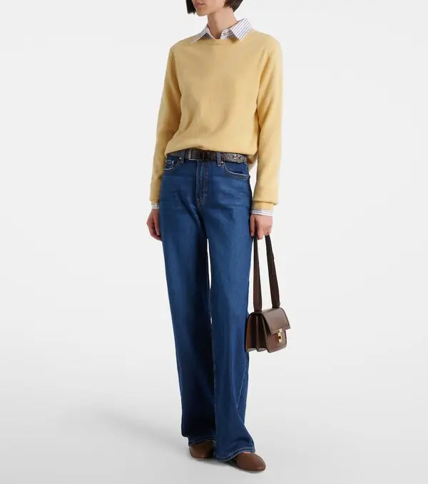 Ag Mid-rise Wide-leg Jeans